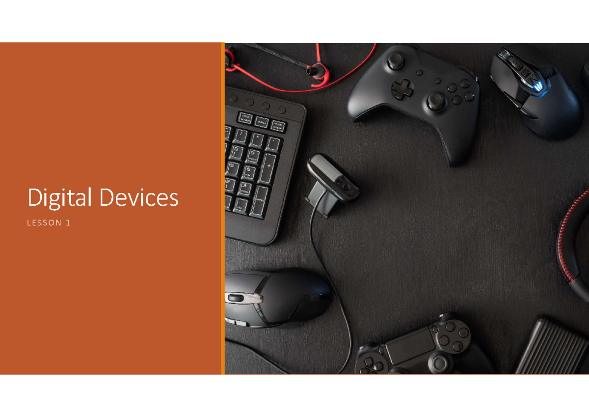 Unit 1 - Overview of Digital Devices and Their Uses - Studocu