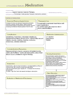 ATI medication template Nifedipine - Medication Medication ...