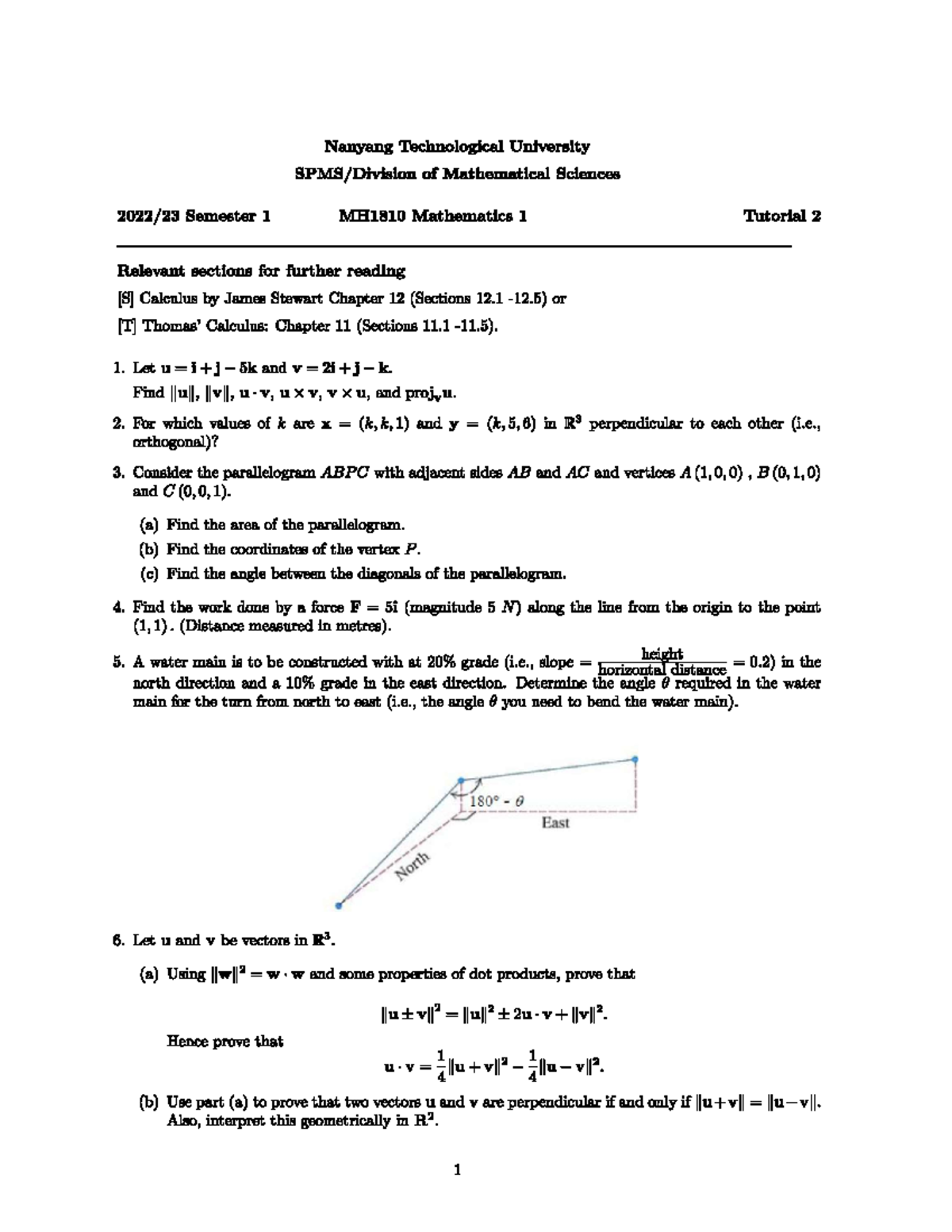 Tutorial 2 - nil - MH1810 - Studocu