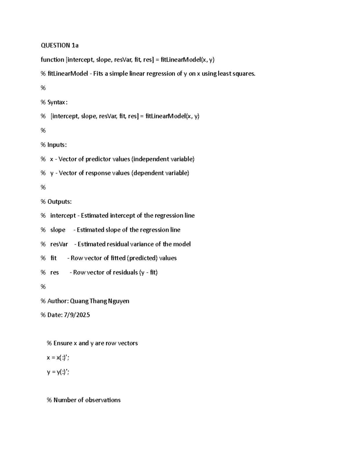 Assignment 3: Linear Regression Analysis and Data Visualization - Studocu