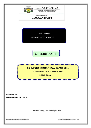Tshivenda - Tshivend ˆ a Is Learned: A Grammar Guide by Zach Gershkoff ...