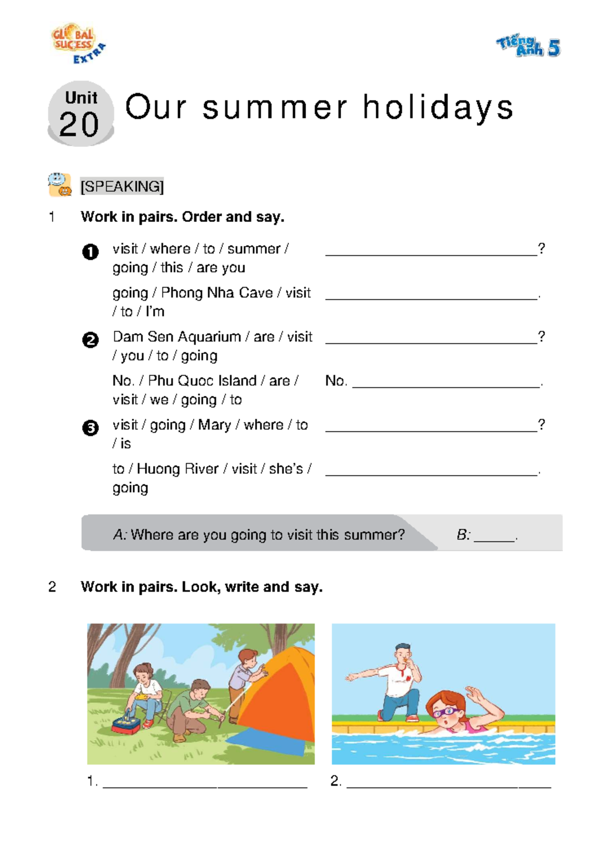 Unit 20 - Summer Holidays Activities & Plans - Studocu
