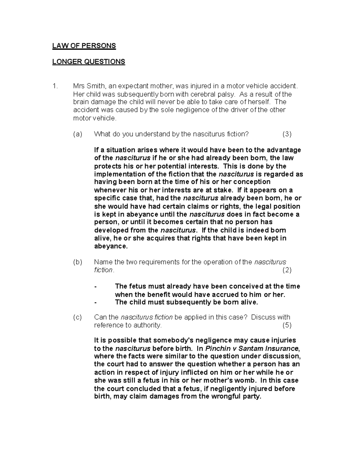 Nasciturus Fiction: Legal Framework & Case Implications in Law of ...