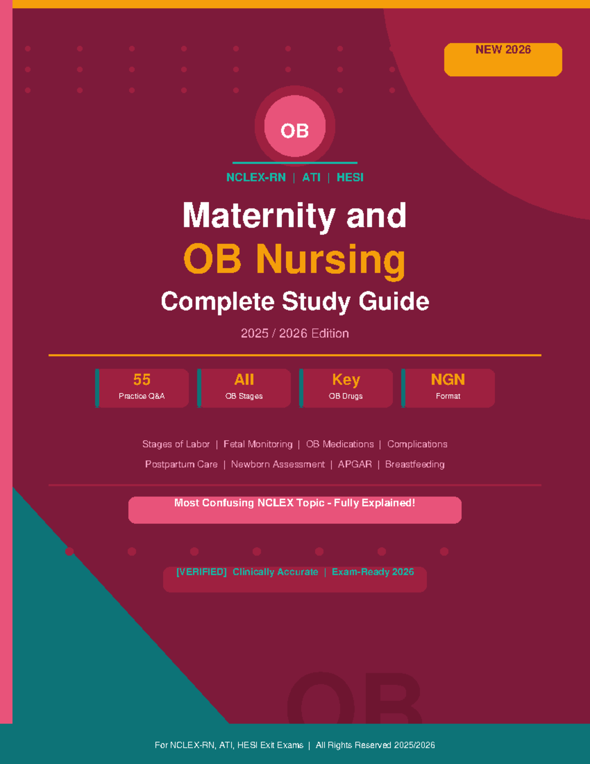 OB Maternity NCLEX Study Guide 2026: Key Topics & Practice Questions ...