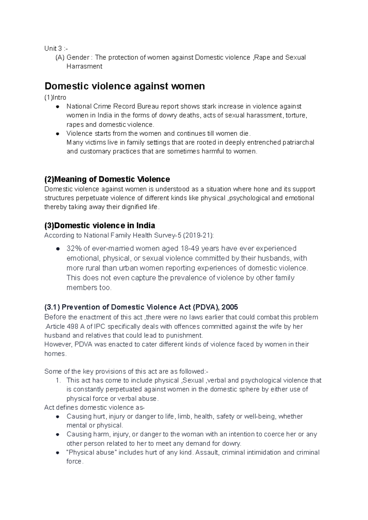 Domestic Violence Against Women: Insights & Legal Framework Analysis ...