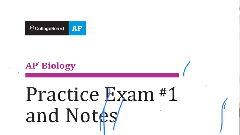 AP Bio 2020 Practice Exam 1: Overview & Study Notes - Studocu