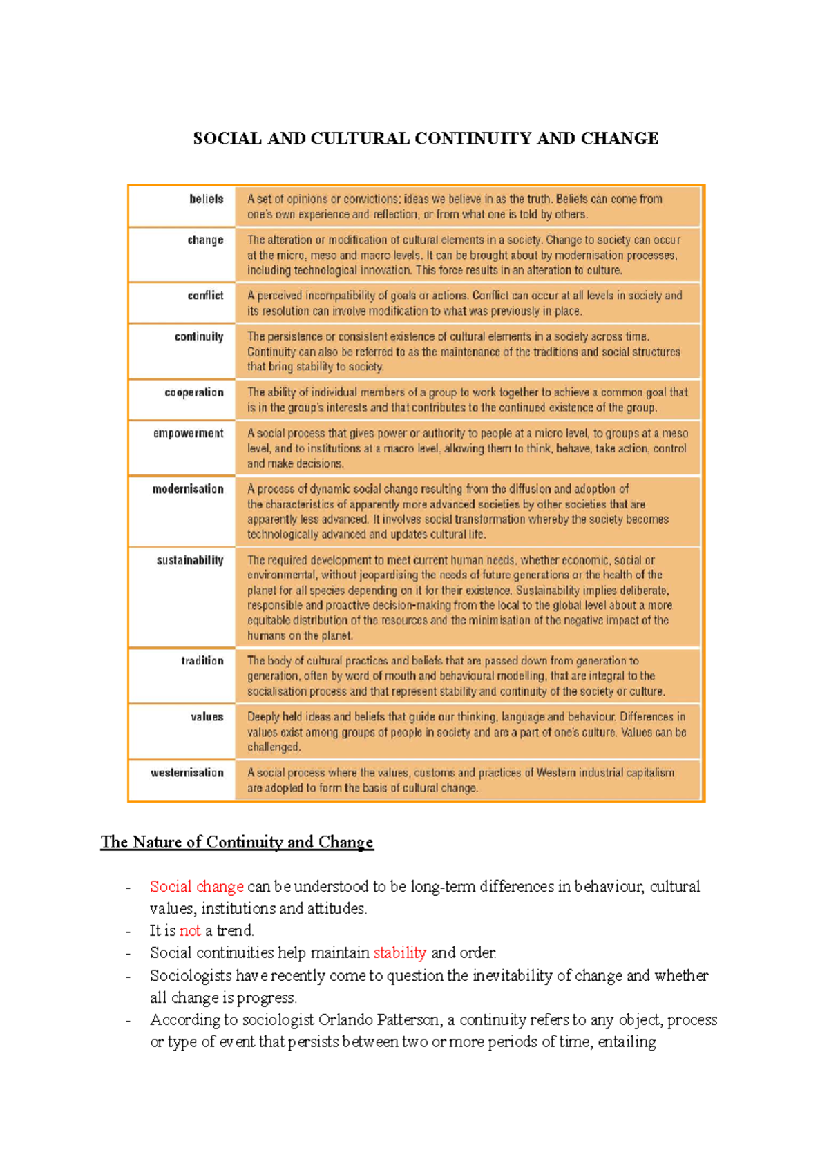 HSC Society & Culture Study Notes: Continuity and Change in Afghanistan ...
