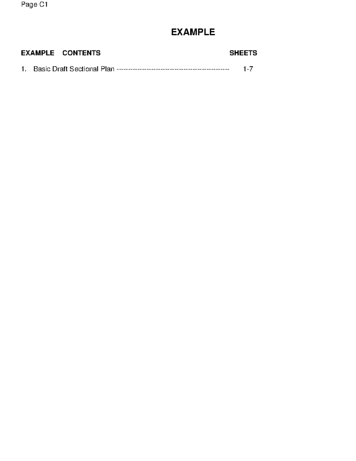 Draft Sectional Plan Example: Essential Components & Guidelines - Studocu