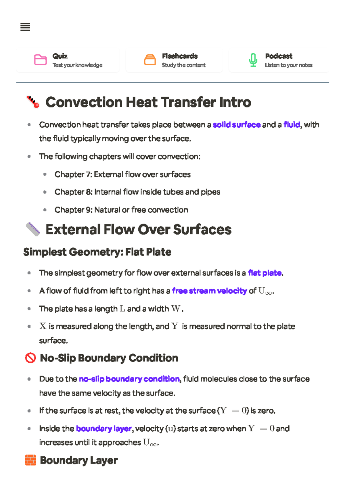 Introduction to Convection Heat Transfer - Quiz Test your knowledge ...