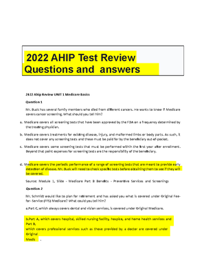 AHIP Module 5 Questions AND Answers 2022-2023 - AHIP MODULE 5 QUESTIONS ...