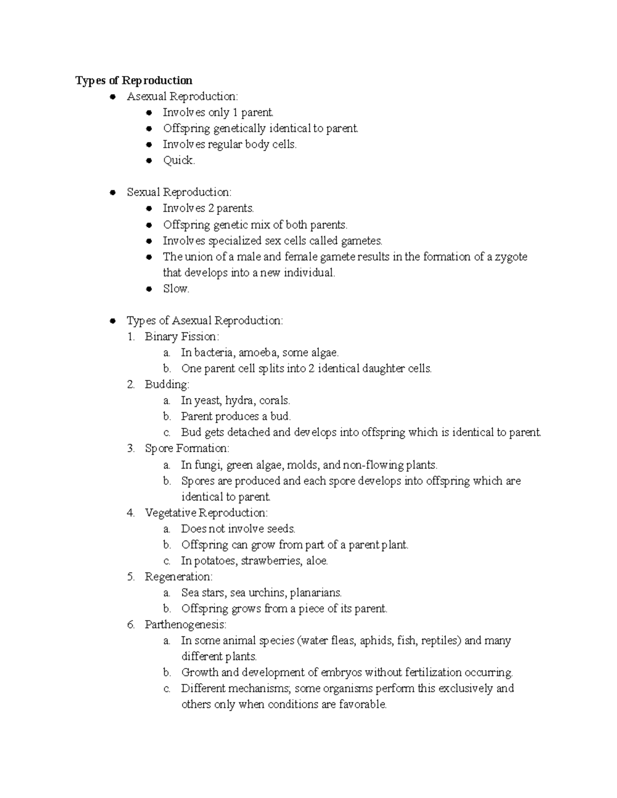Types of Reproduction: Asexual vs Sexual Overview (Biology 101) - Types ...
