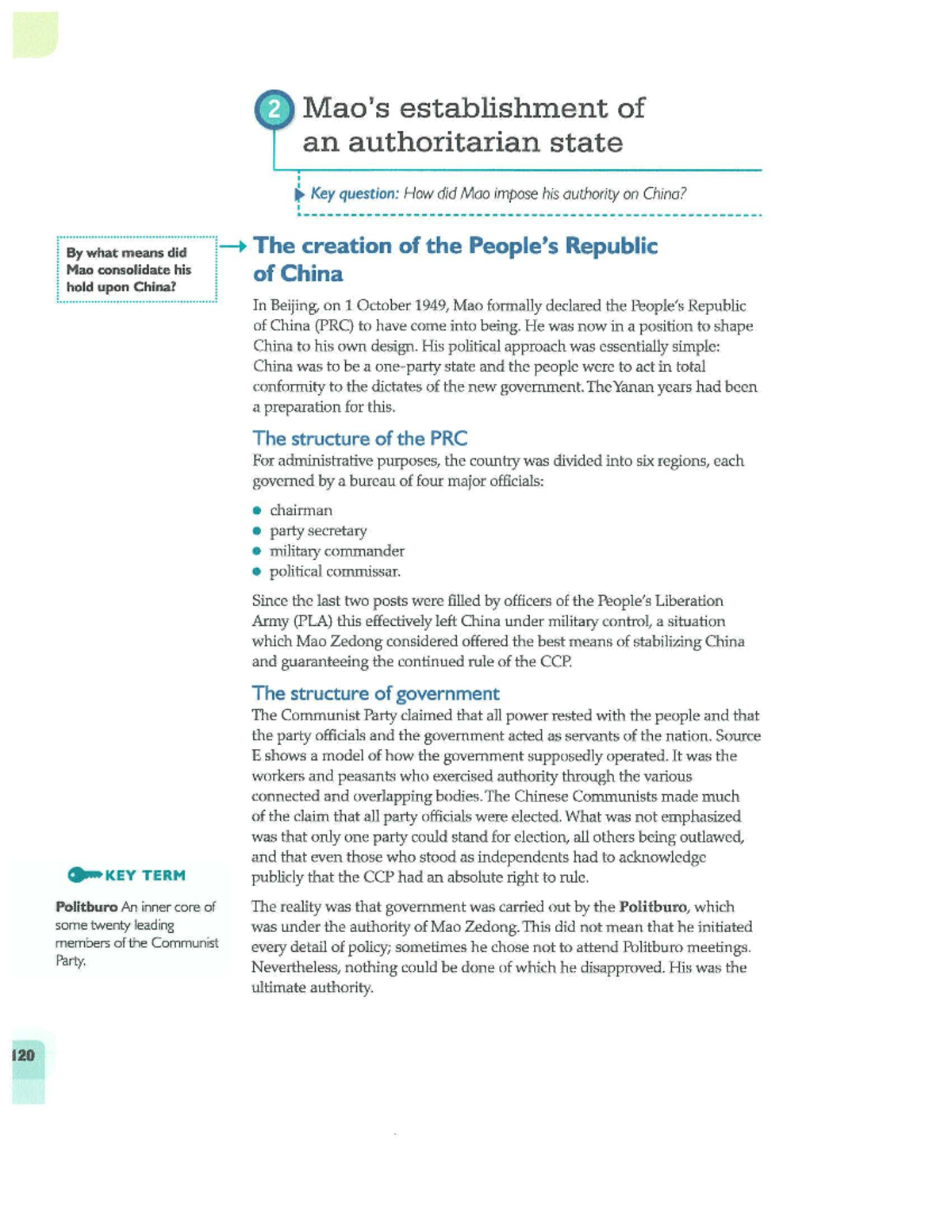 Chapter 4: China Under Mao Zedong (HIST 101) - The Cultural Revolution ...