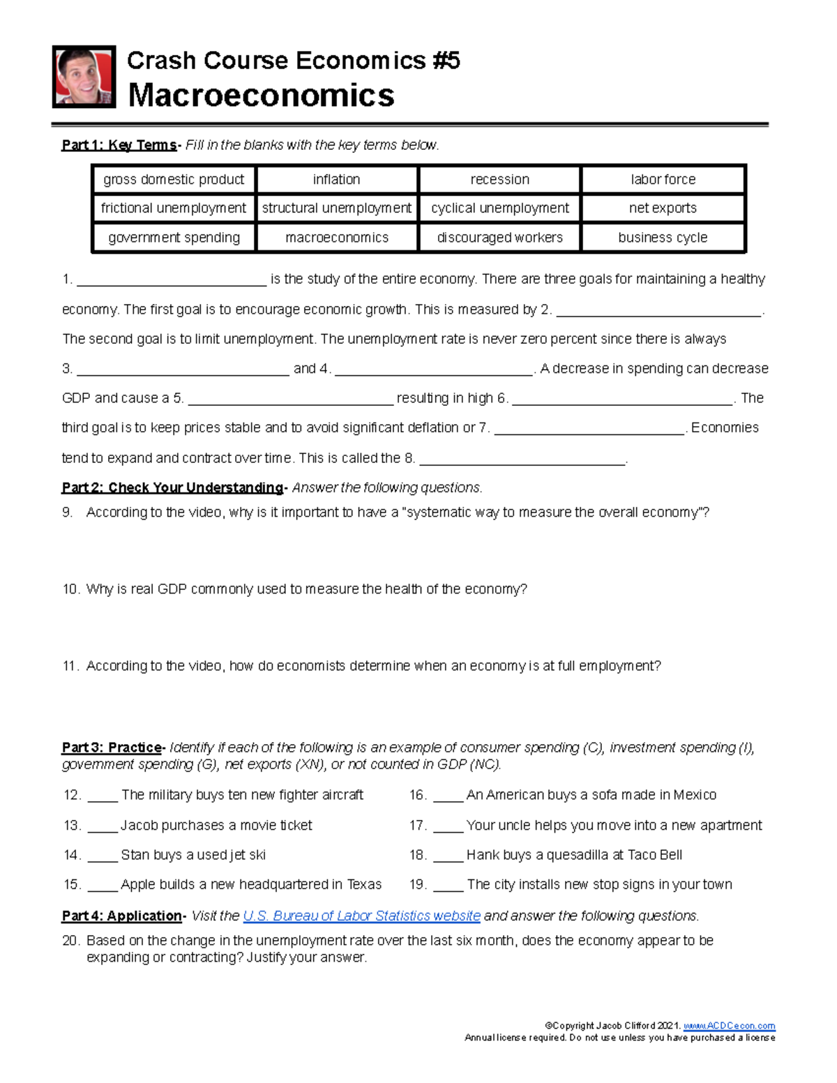 Macroeconomics Concepts & Key Terms - Crash Course Economics - Studocu