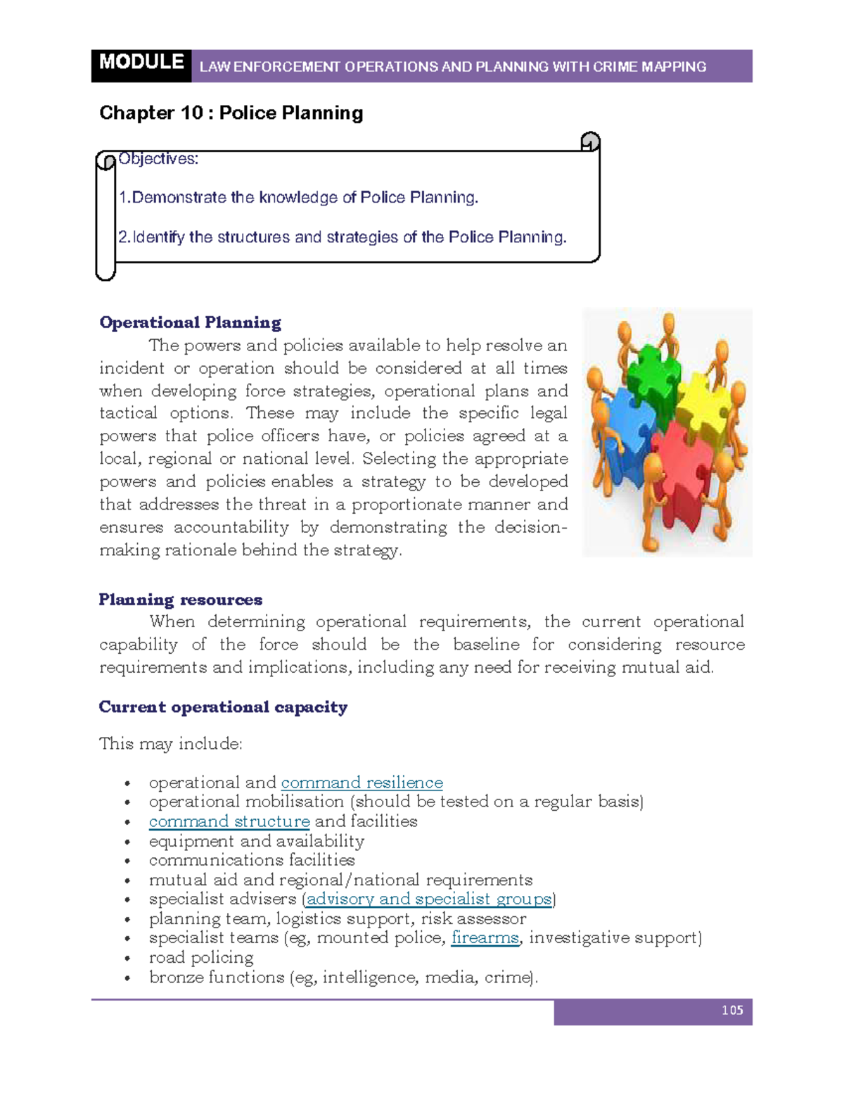 Chapter 10 - Police Planning Strategies and Resources Overview - Studocu
