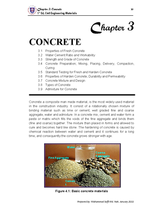 Flashcard CEM Chapter 1 - Describe the role of cement in construction ...
