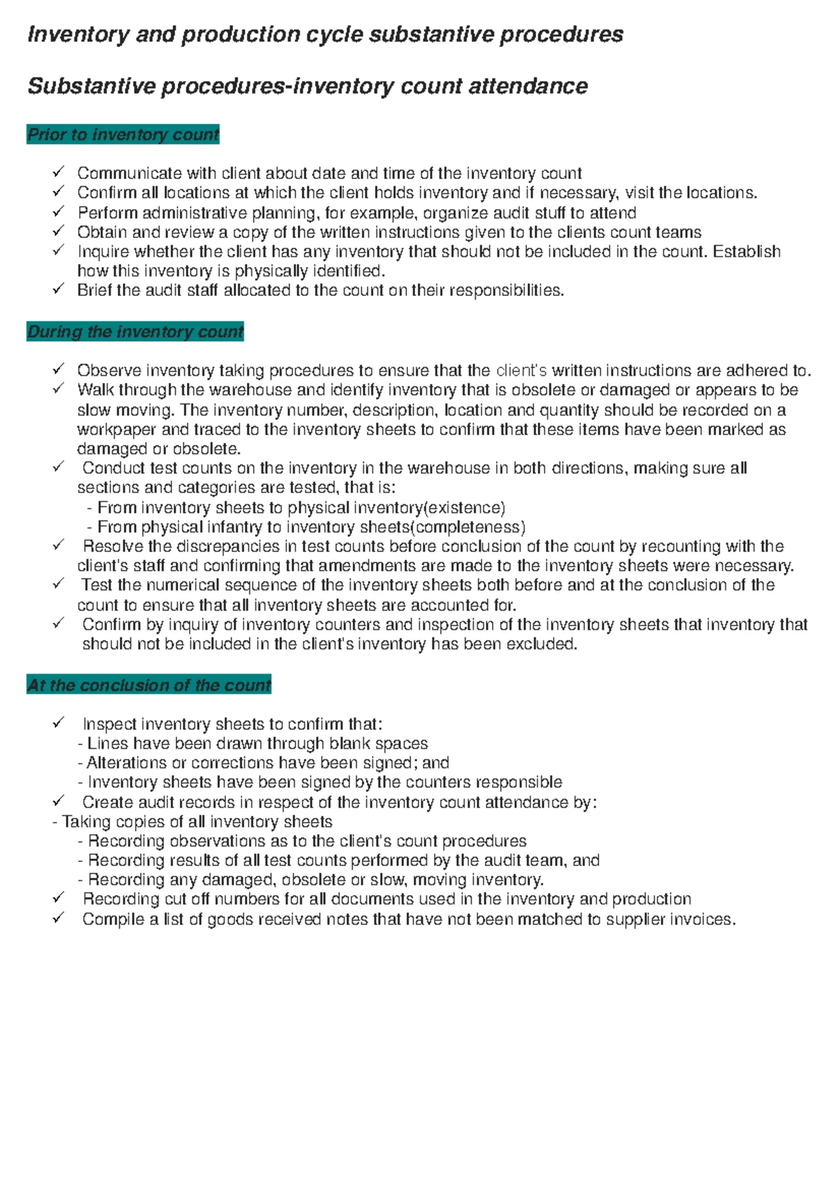 Going concern and factual insolvency (ISA 570 [revised]) - - Studocu