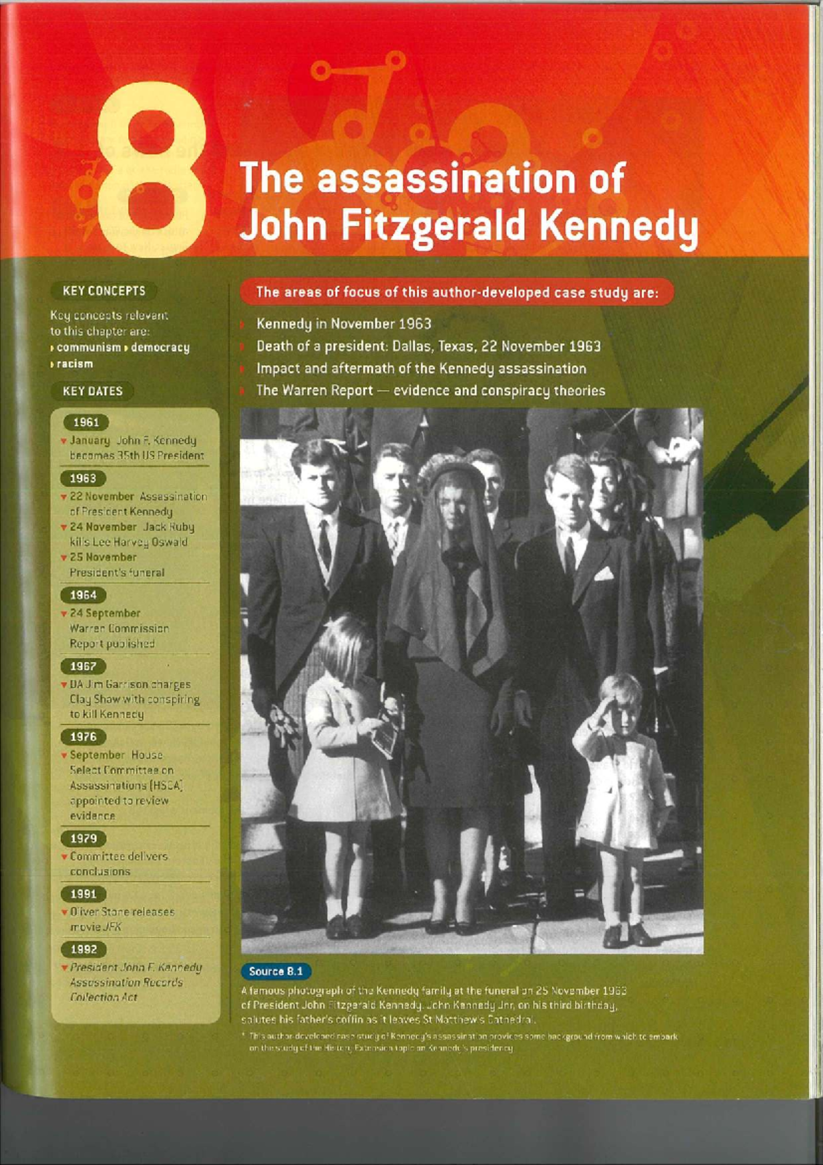 VO 8 Case Study: The Assassination of John F. Kennedy - Key Concepts ...