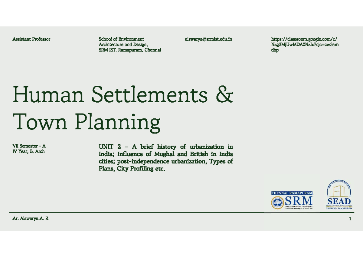 A Brief History of Urbanization in India: Influence of Mughal & British ...