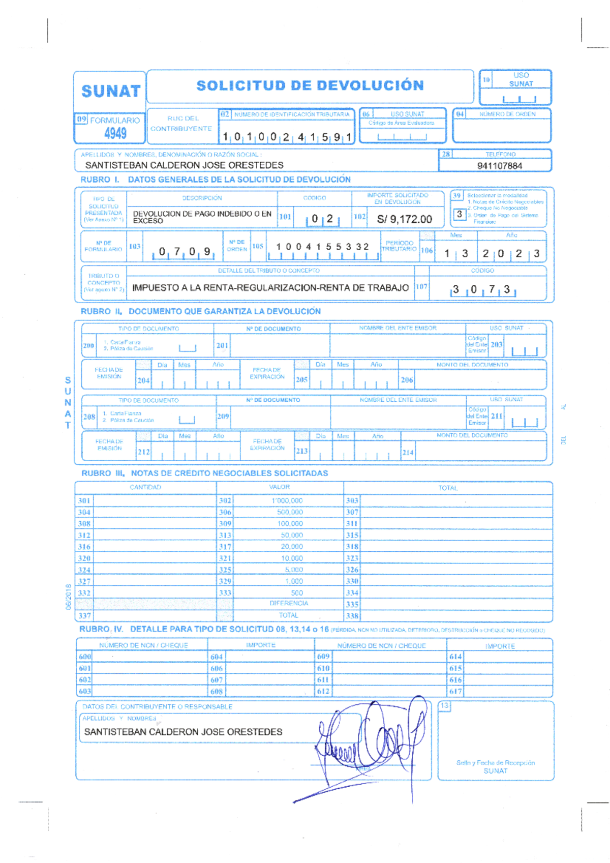 Formulario N° 4949 - Firmado 241116 093514 - USO SOLICITUD DE ...