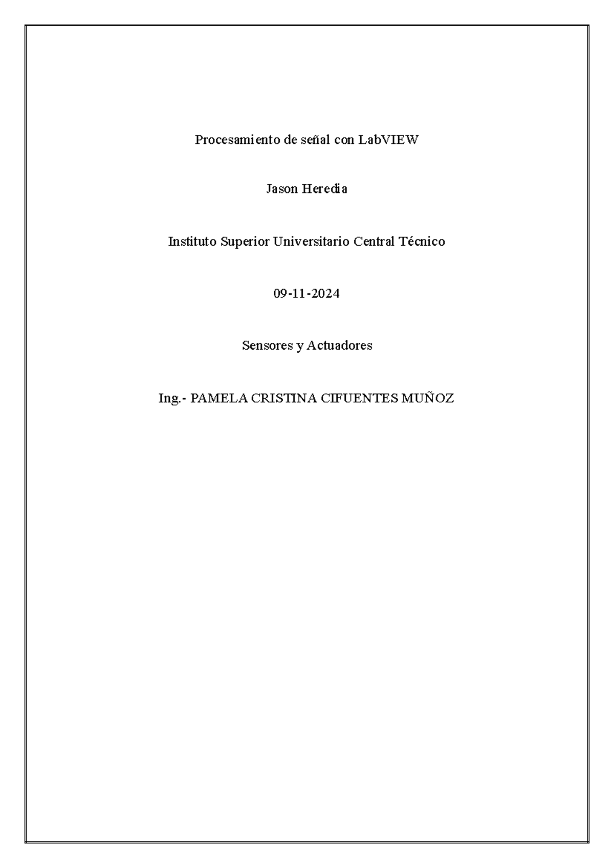 Procesamiento de señal con Lab VIEW - Procesamiento de señal con ...