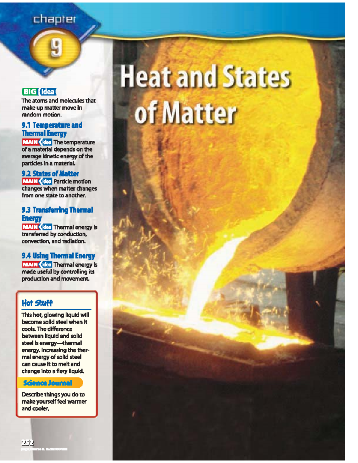 Chapter 9: Heat and States of Matter - Understanding Thermal Energy and ...