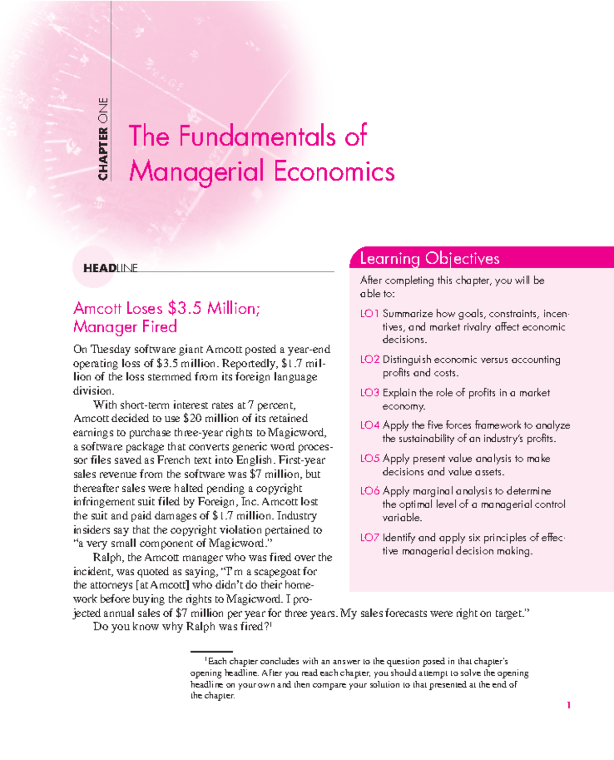 Chapter 1 - knnknknknjk knmknknjk - Amcott Loses $3 Million; Manager ...