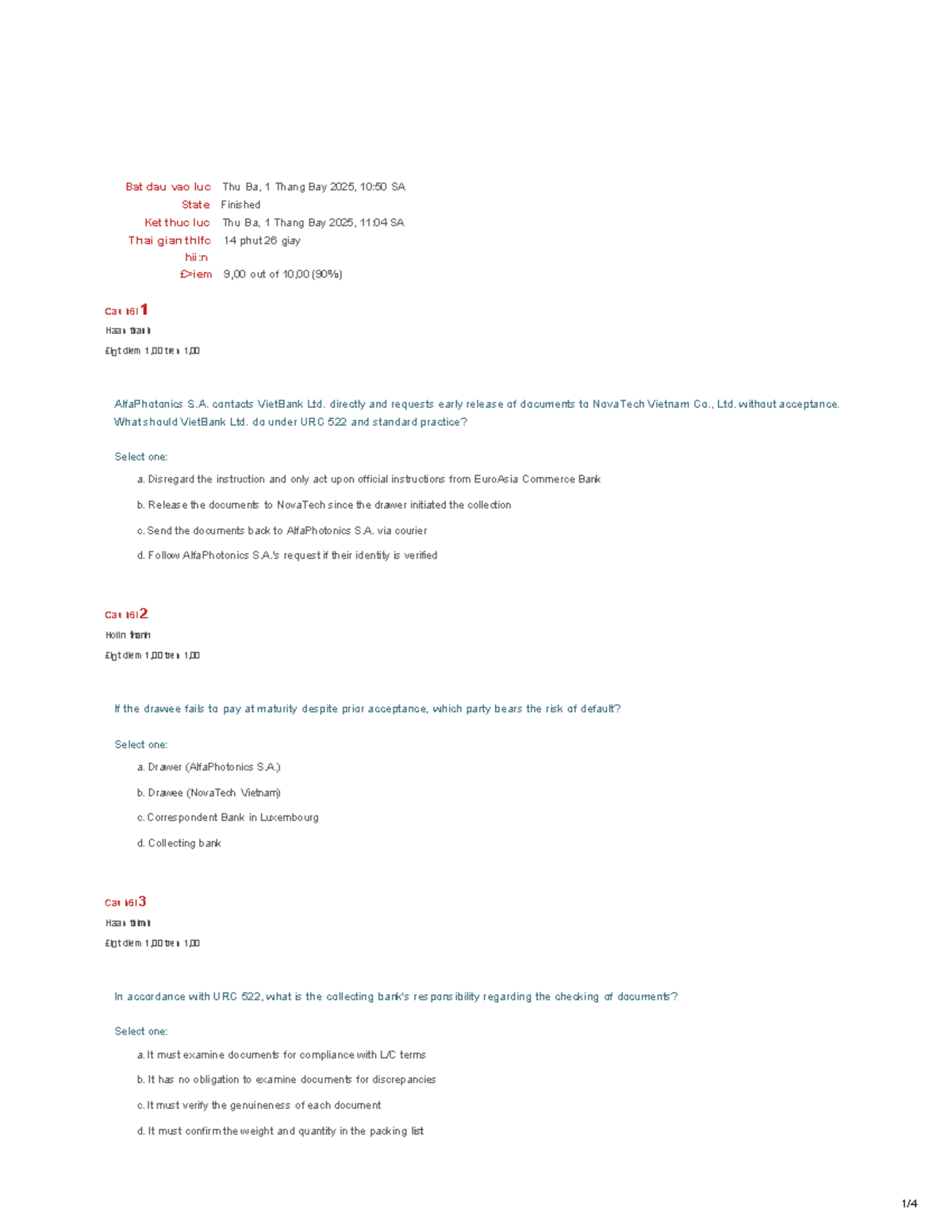 C6,7 - URC 522 Exam Questions and Answers - Studocu