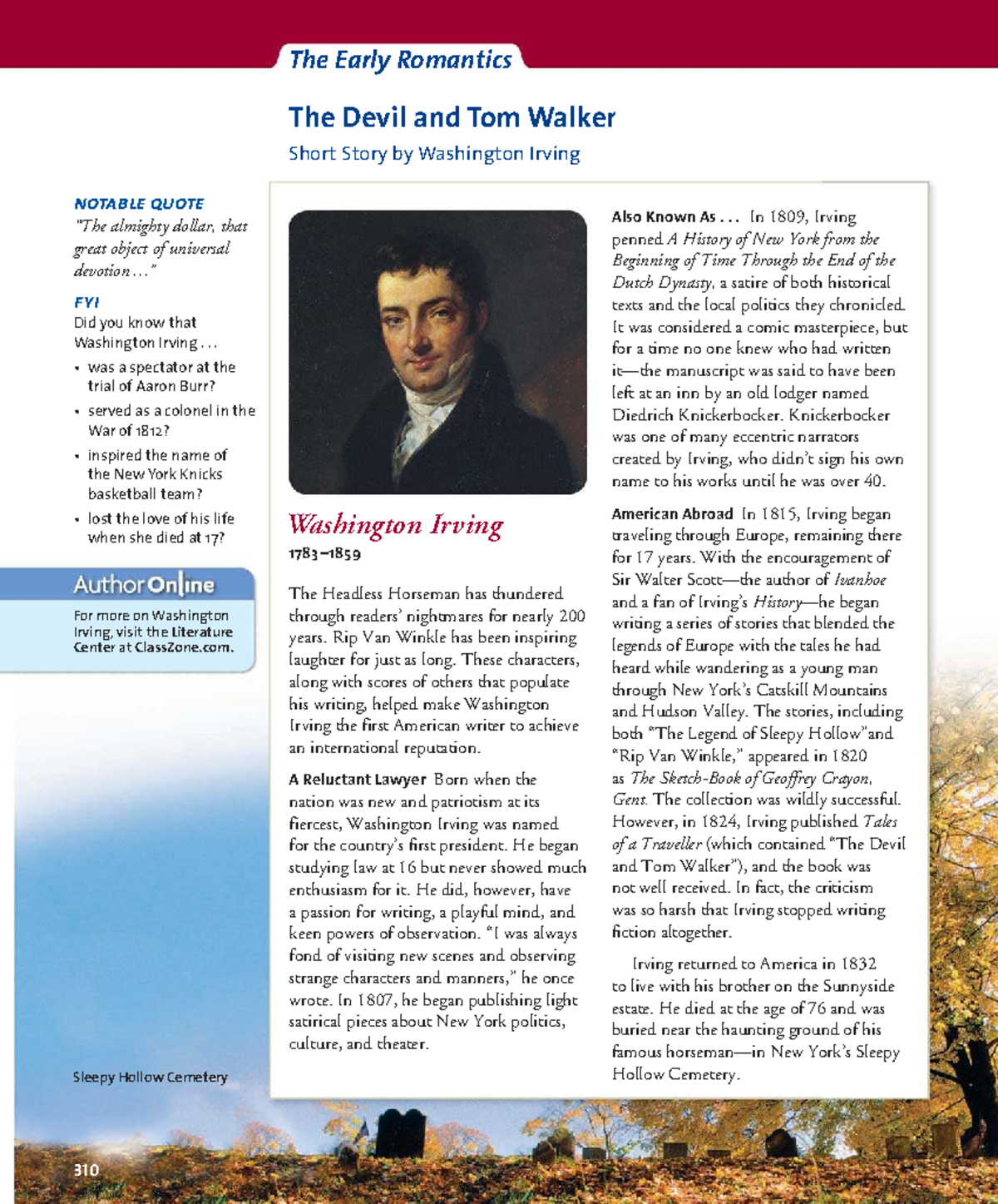 ENG 201: The Devil and Tom Walker - A Study of Satire and Imagery - Studocu