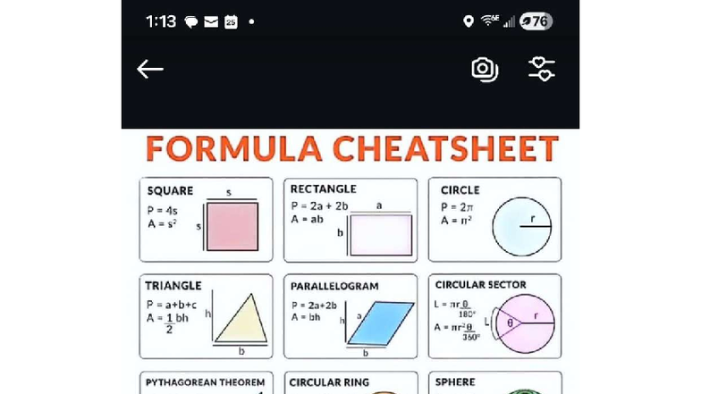 Geometry Formulas Cheat Sheet: Volume & Area Calculations - Studocu