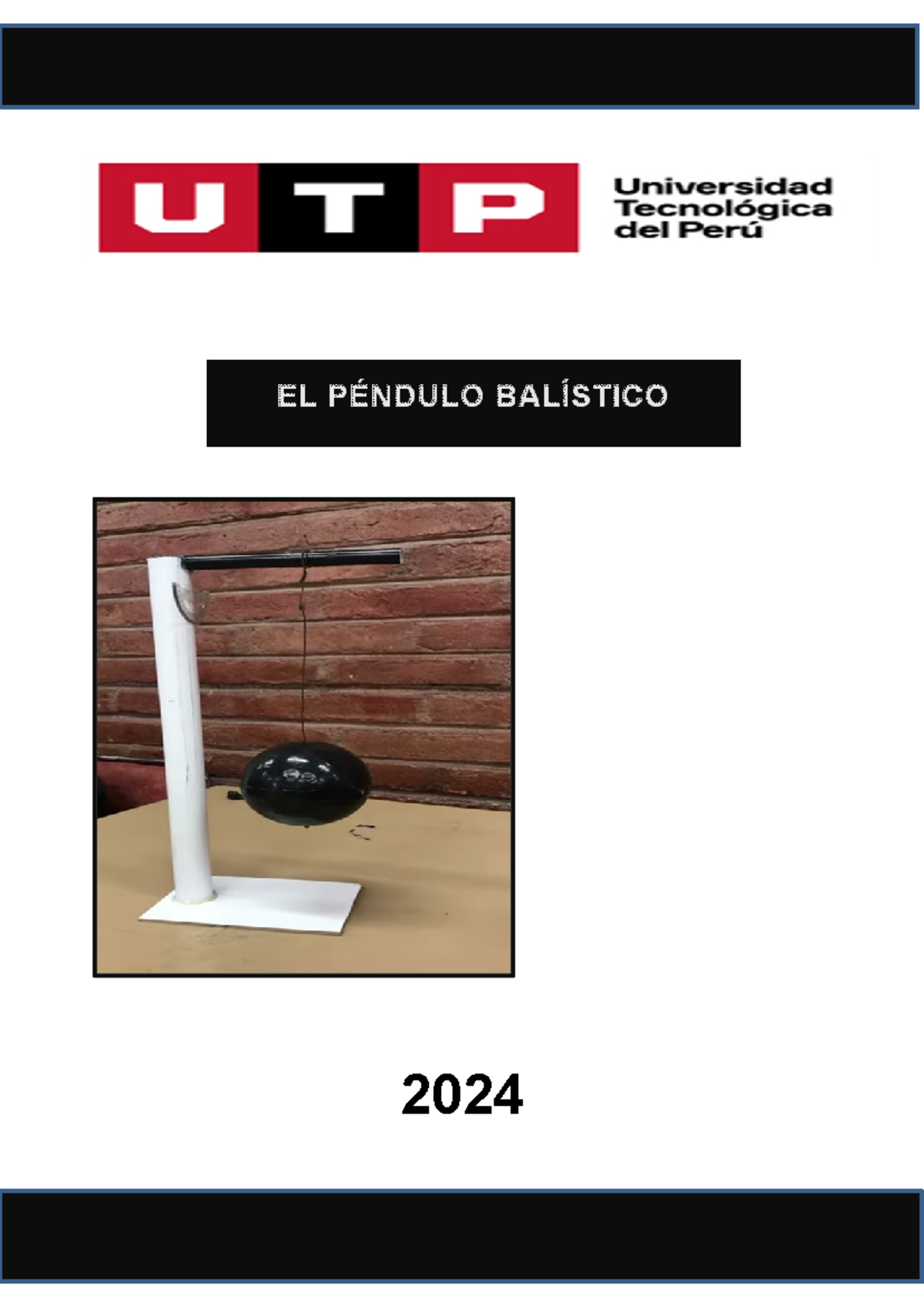 Proyecto de Física: Péndulo Balístico y su Aplicación en Velocidades ...
