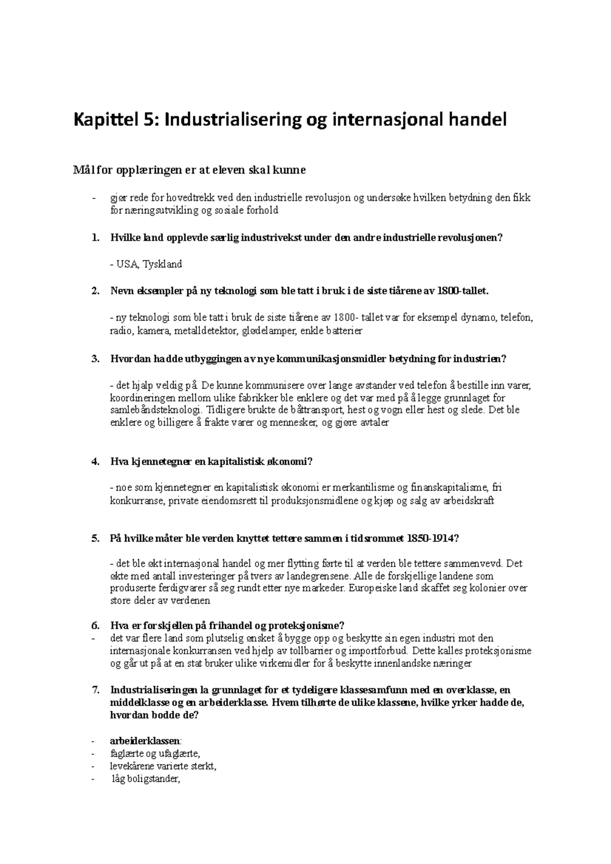 Kapittel 8: Opplysningstid, Revolusjoner og Ideologier - Historie VG3 Notater - Studocu