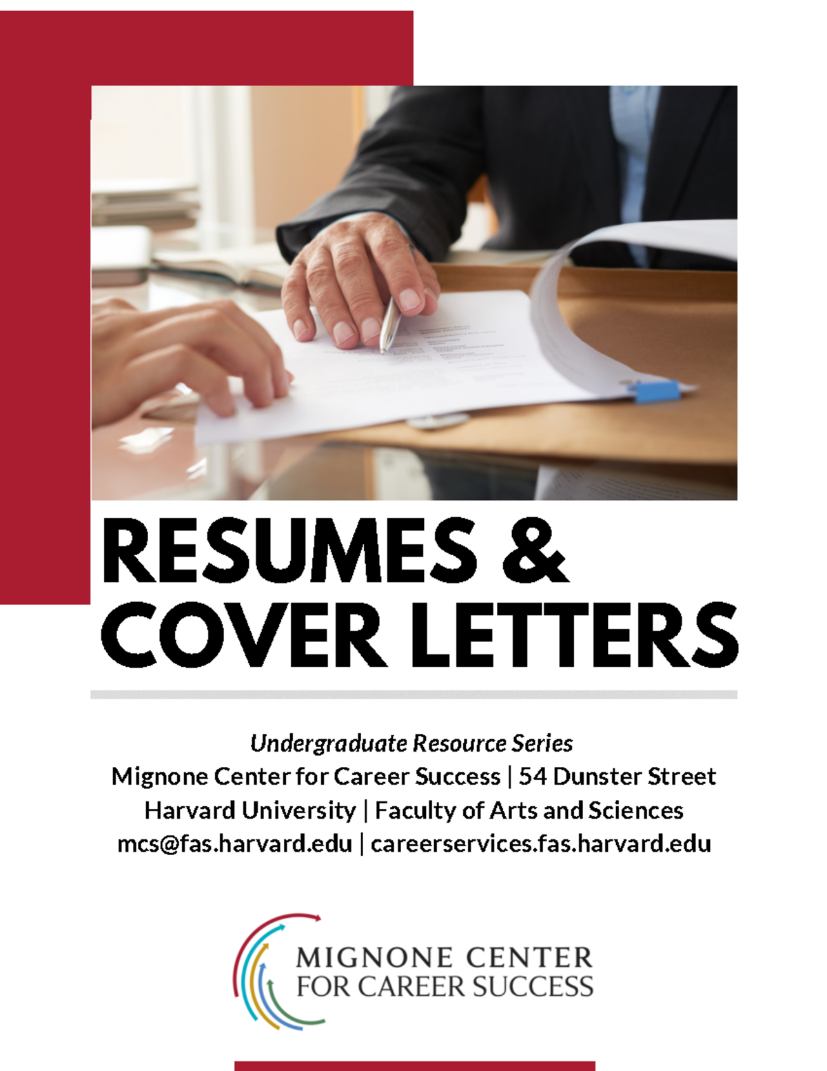 Harvard University Career Success: Resume & Cover Letter Guide - Studocu