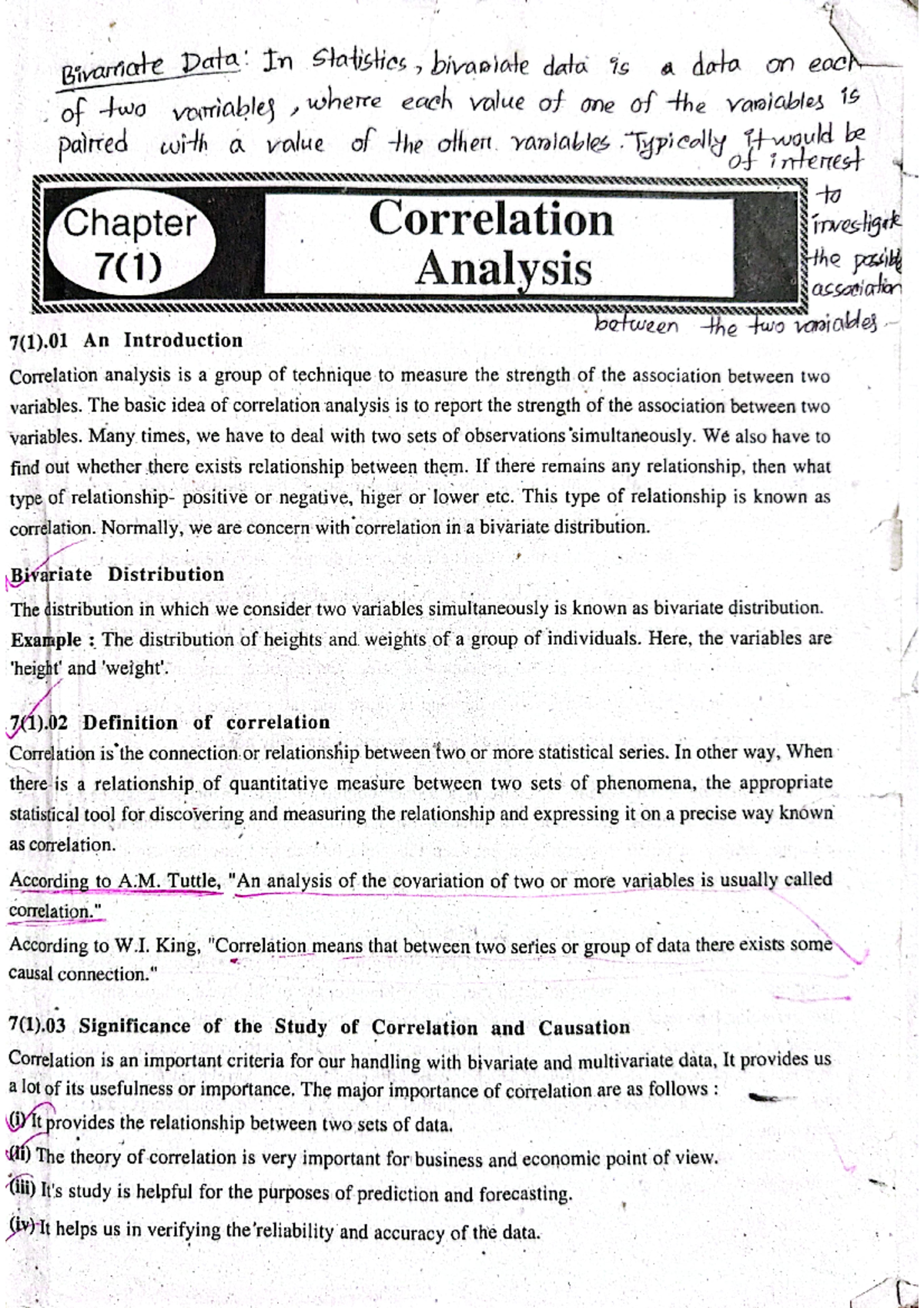 Correlation Analysis in Business Statistics 7(1): Understanding ...