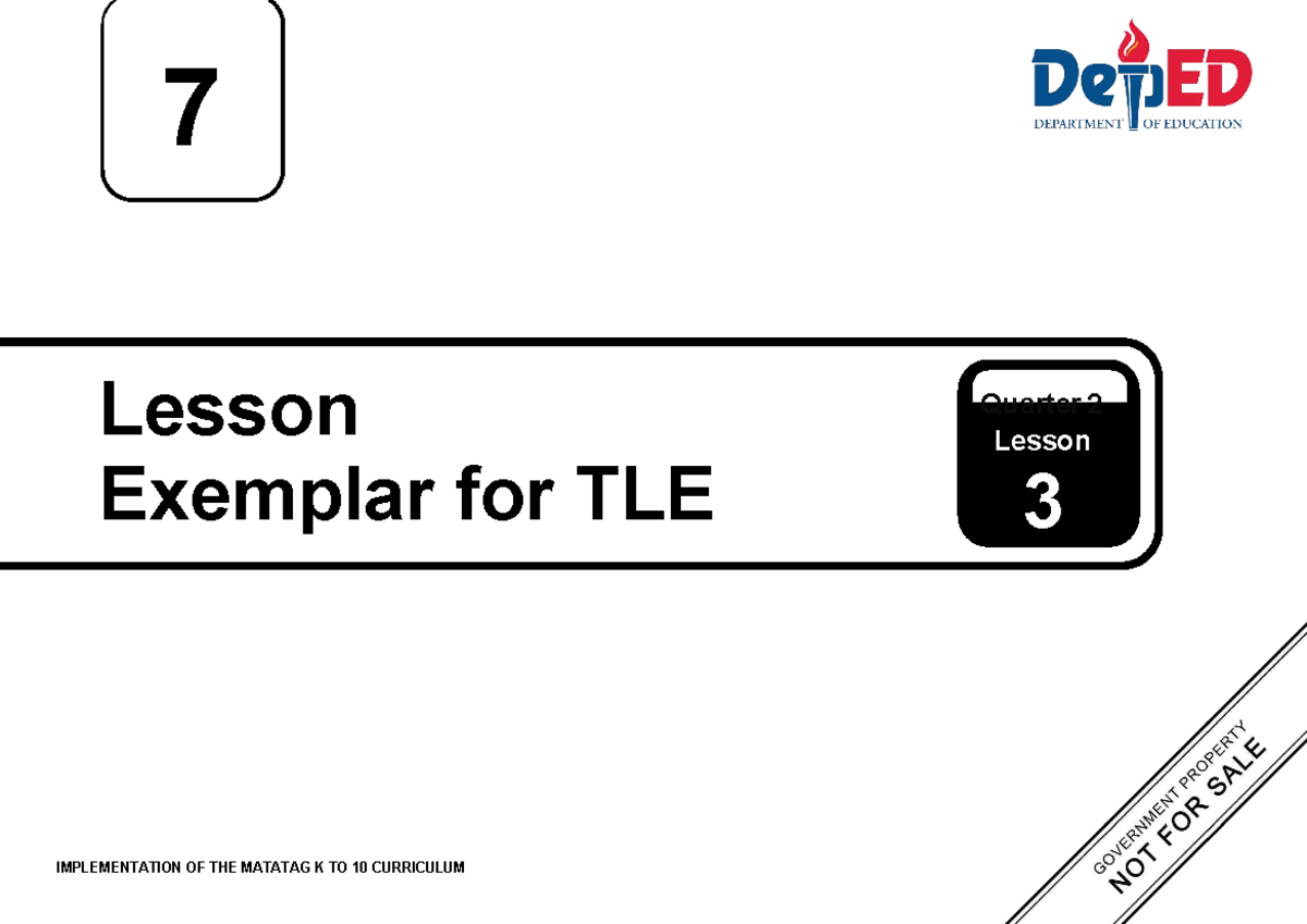 7 TLE Lesson Exemplar: Issues & Trends in Hospitality (Q2, Week 3 ...