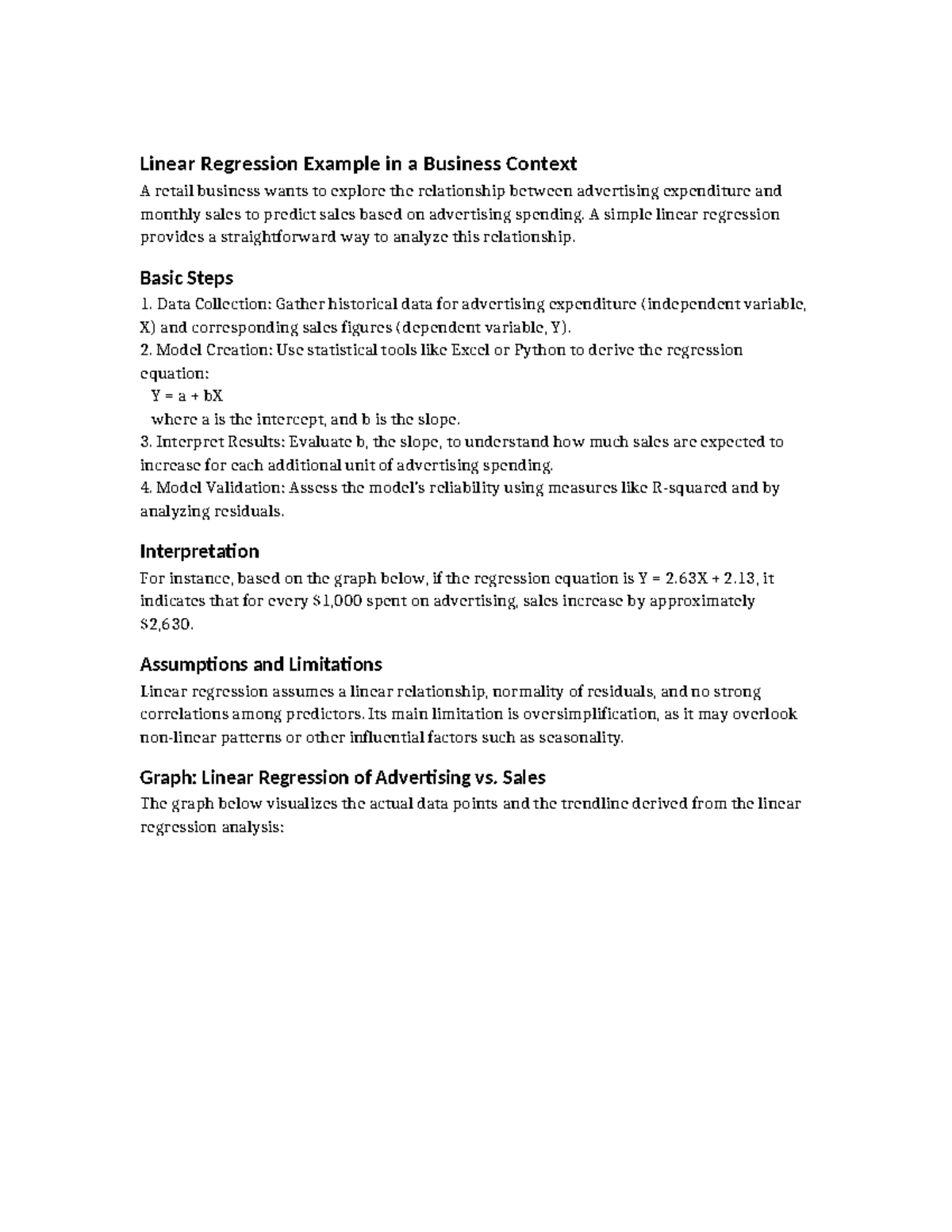 Linear Regression Analysis in Business Context: A Practical Example ...