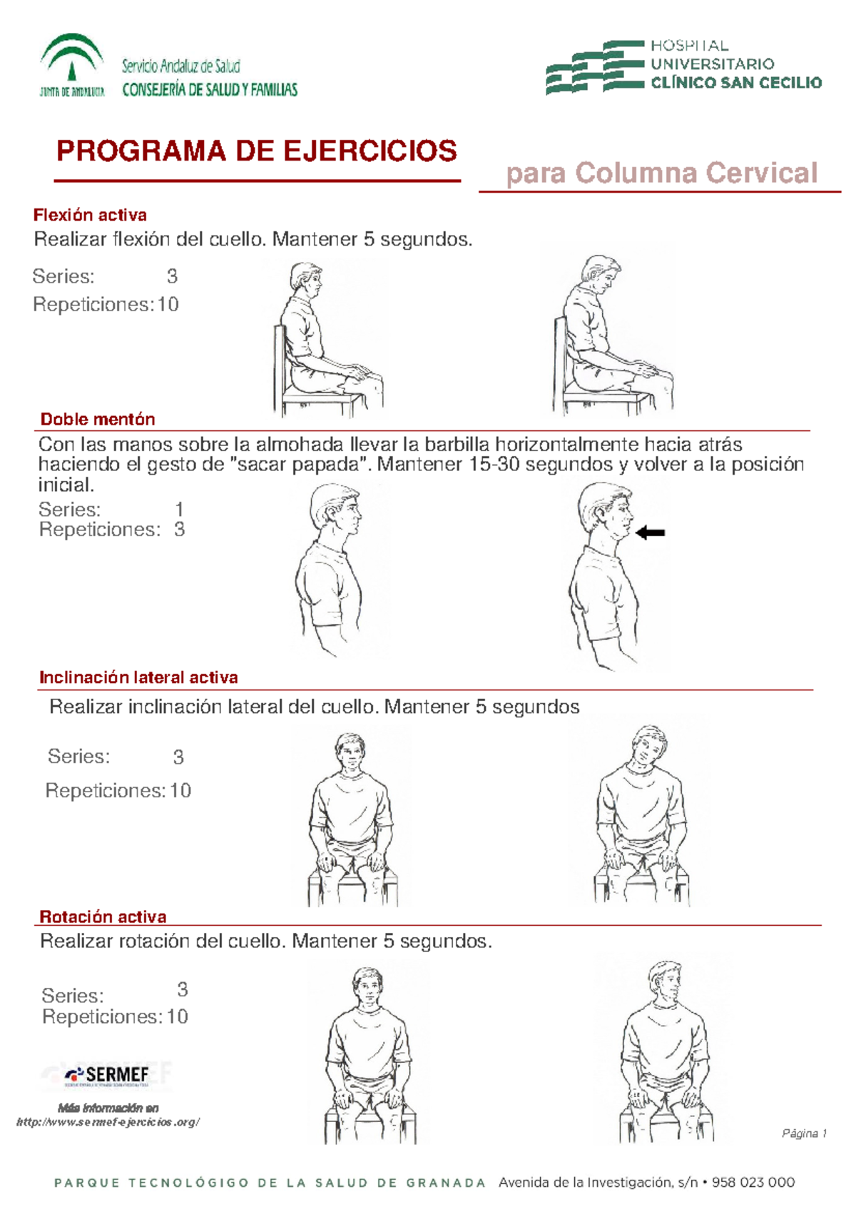 Ejercicios para Columna Cervical: Programa Completo de Flexión y ...