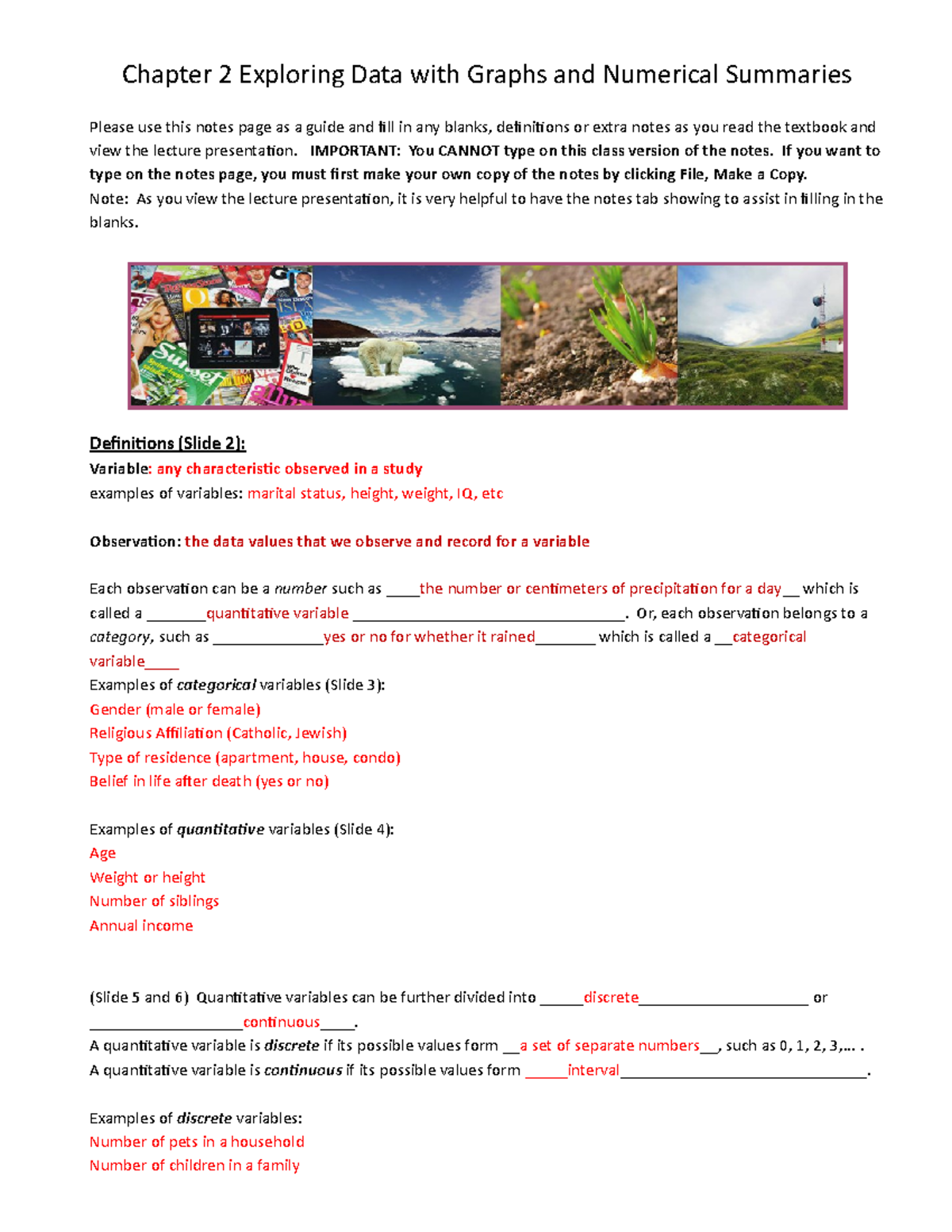 STA 261 CH 2 - Chapter 2 Exploring Data with Graphs and Numerical ...