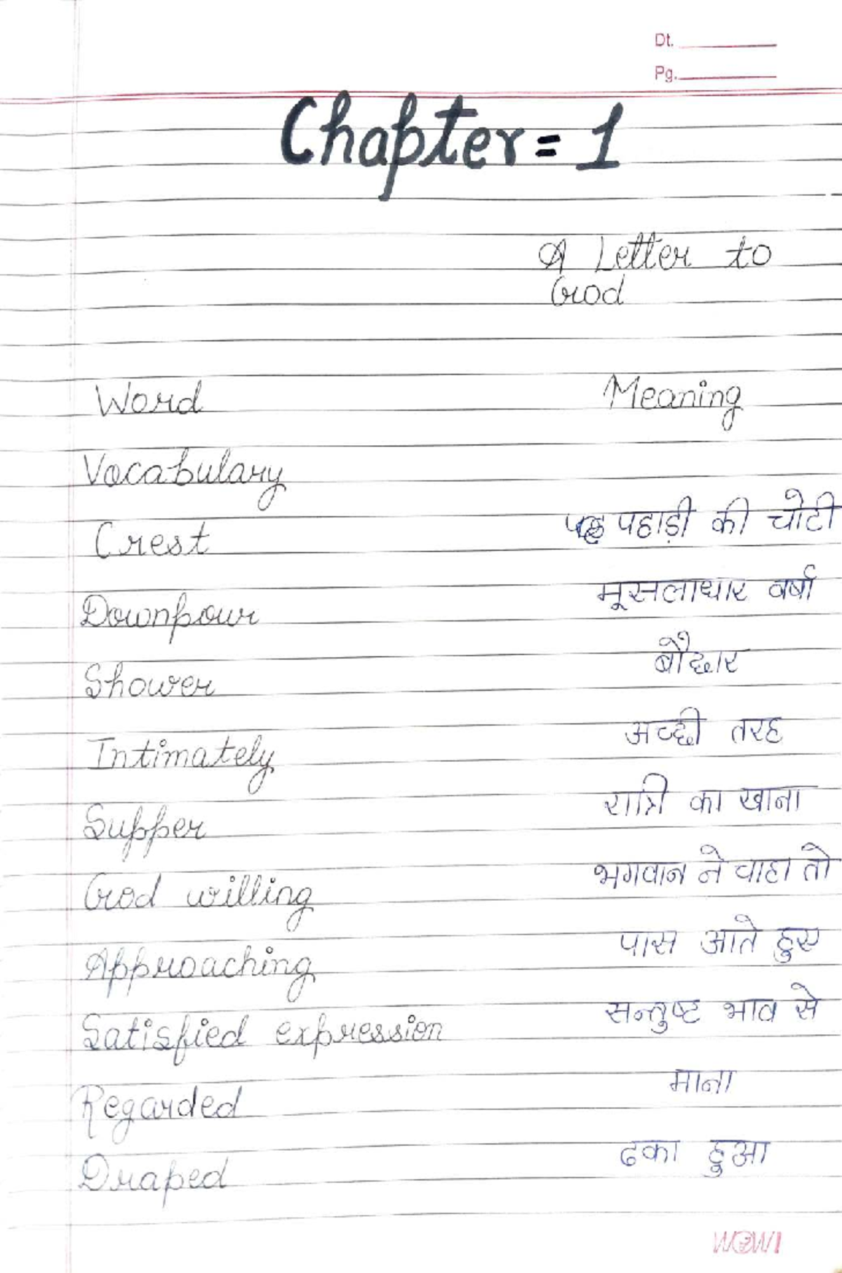 CBSE Class 10 NCERT Chapter 1 Handwriting Notes (2026) - Studocu