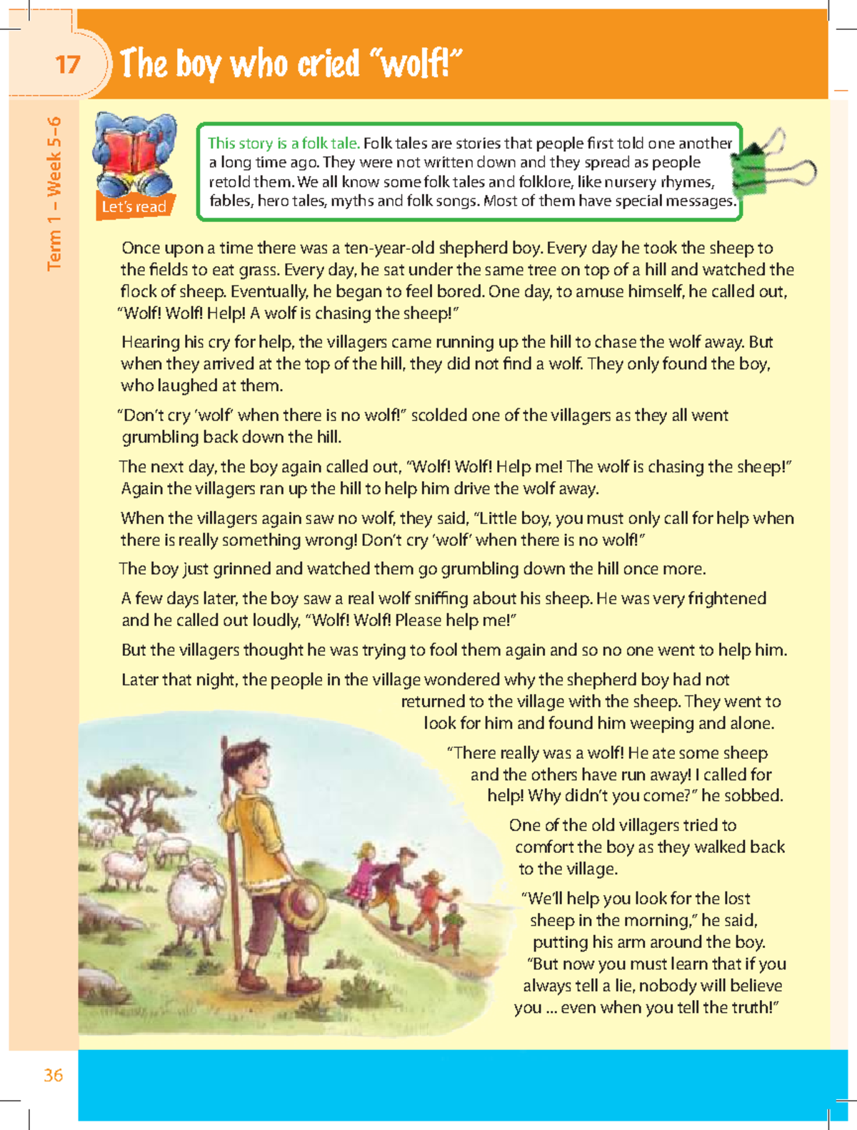 ENGL 101 - The Boy Who Cried Wolf: Teaching Reading Strategies - Studocu