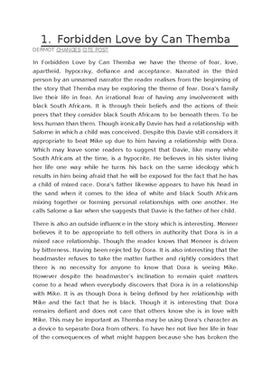 Short Stories Anthology Grade 12 Study Guide - R160 Changes Short Story ...