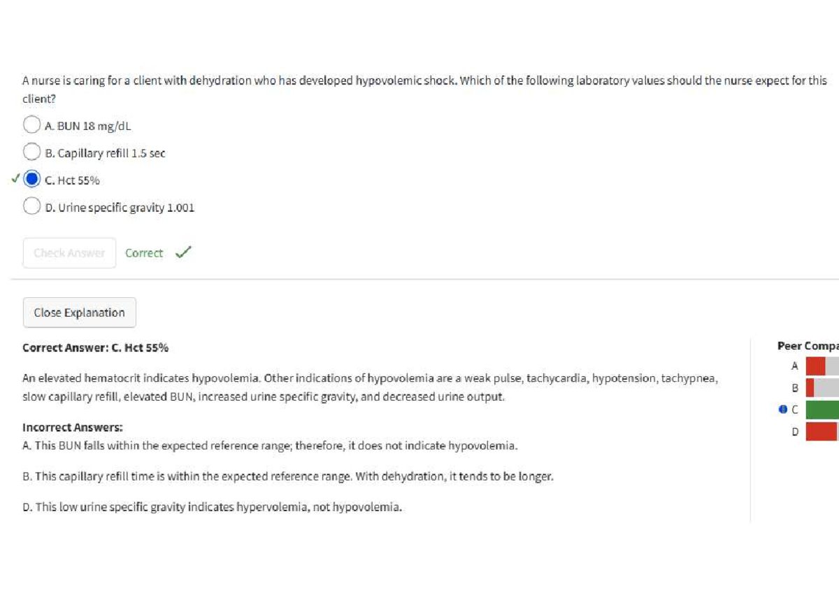 NUR 101: Understanding Laboratory Values in Hypovolemic Shock - Studocu