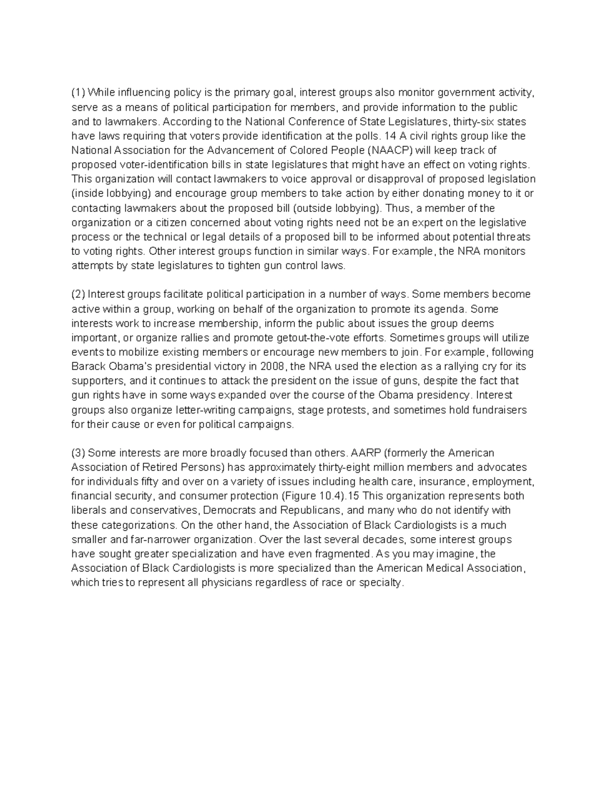 Comprehensive Guide to Interest Groups and Lobbying Activities (POL 101 ...