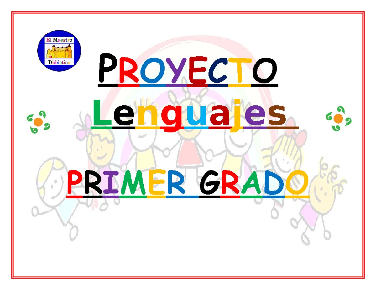 Proyecto 1 Grado: Los Saberes de Mi Comunidad y Actividades Mensuales ...