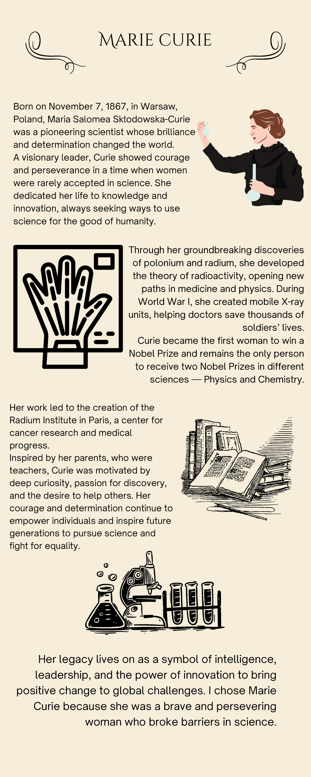 Marie Curie: Pioneering Scientist and Nobel Laureate - Studocu