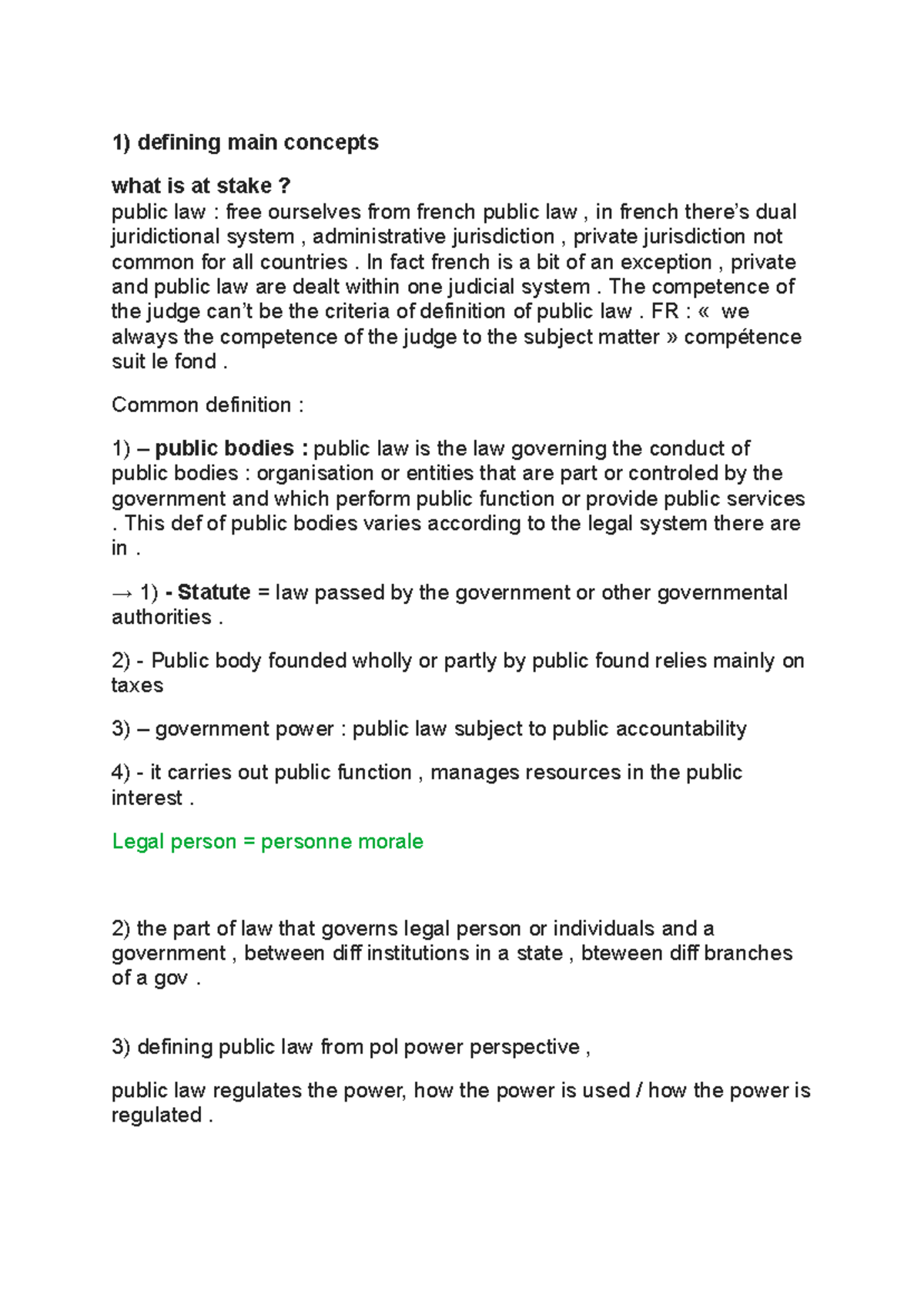 CM Public Law - Key Concepts and Comparative Analysis in Public Law ...