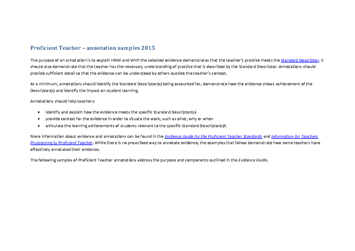 Proficient teacher annotation samples - Proficient Teacher – annotation ...