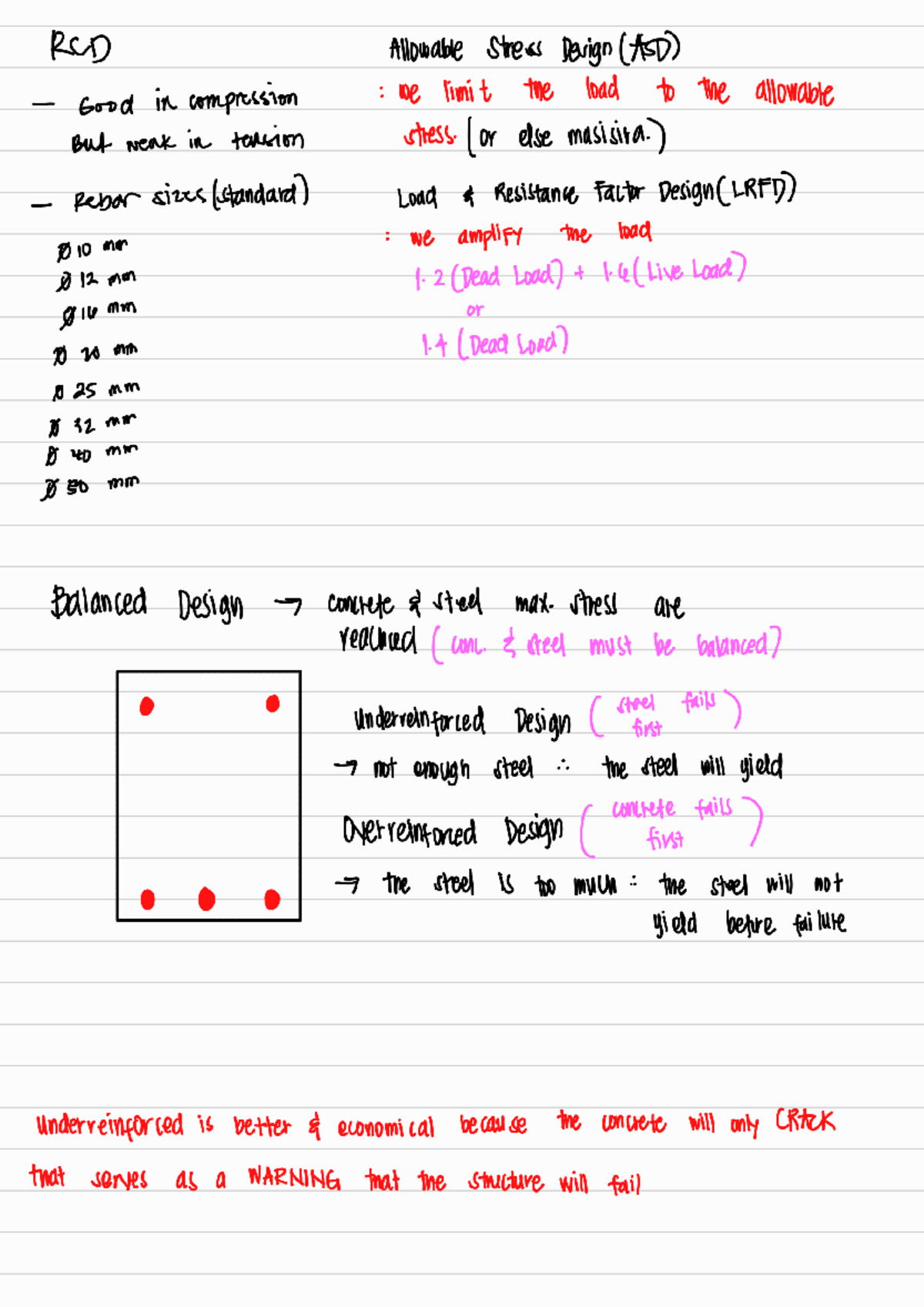 RCD 250512 202504 - Allowable Stress Design (ASD) Notes on Concrete ...