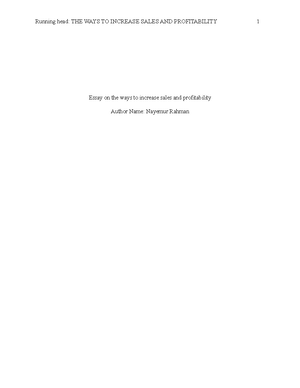 Case Study: Nike's World Shoe Project (A) - Expanding Market Access ...