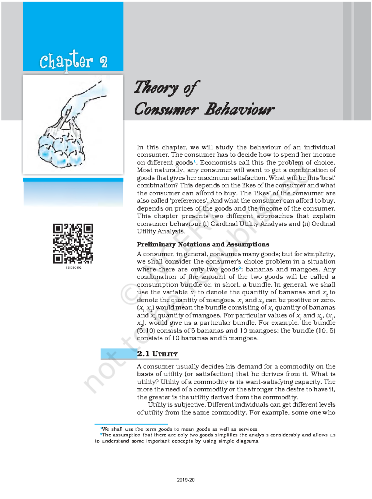 Chapter 2: Theory of Consumer Behaviour - Introductory Microeconomics ...