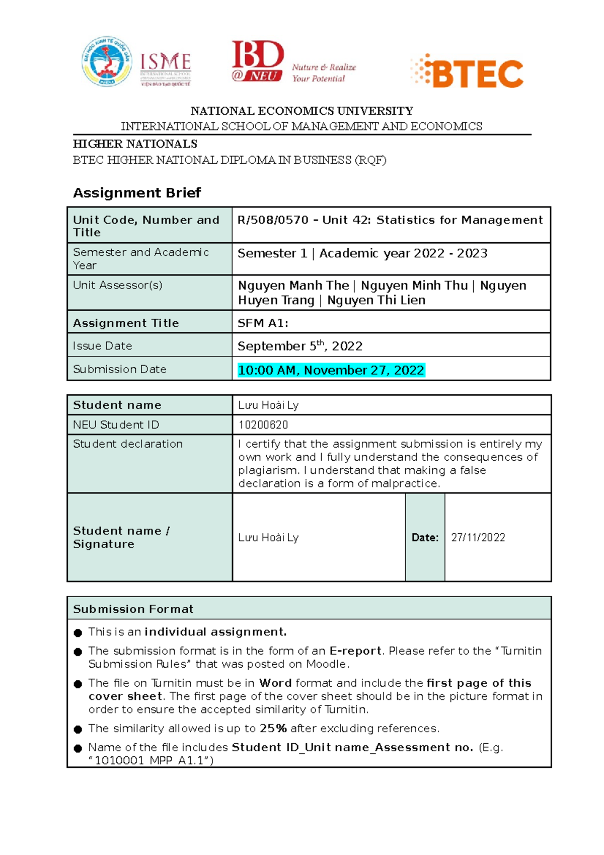 1. Assignment Brief - • operations management in relation to continuous ...